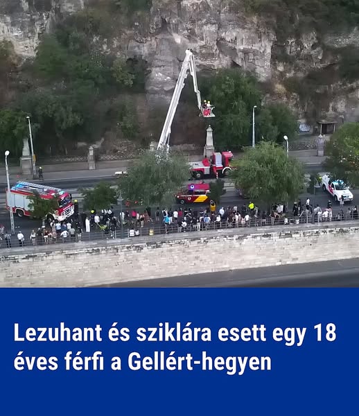 Lezuhant és sziklára esett egy 18 éves férfi a Gellért-hegyen - Éva oldala